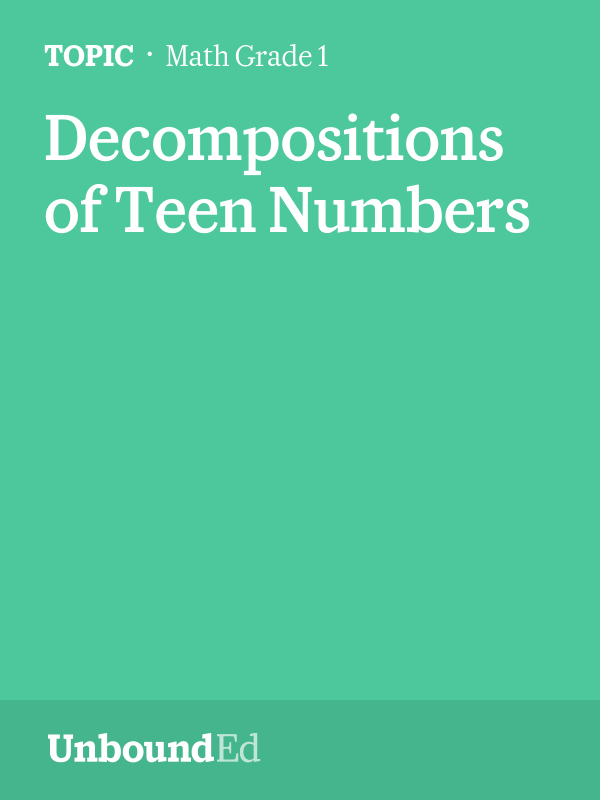 MATH G1: Decompositions of Teen Numbers