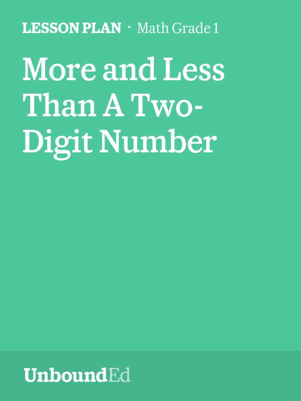 MATH G1: More and Less Than A Two-Digit Number