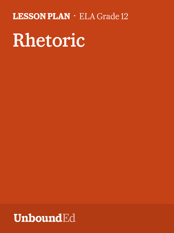 ELA G12: Rhetoric