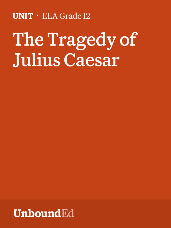 ELA G12: The Tragedy of Julius Caesar