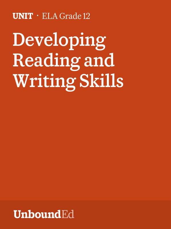 ELA G12: Developing Reading and Writing Skills