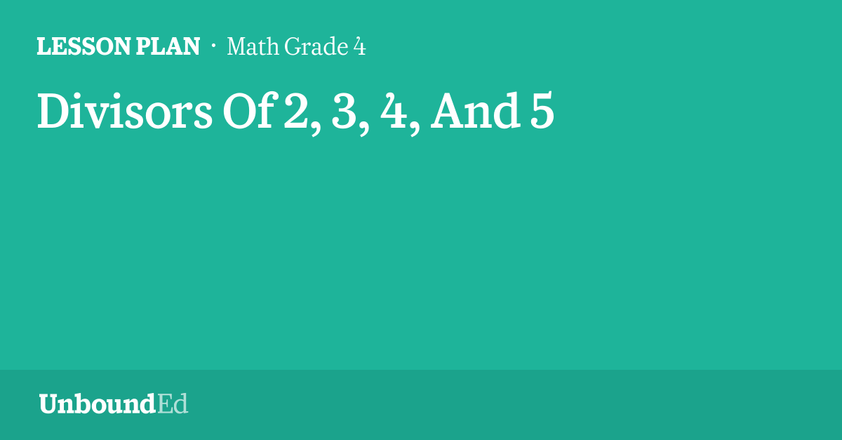 MATH G4 Divisors Of 2 3 4 And 5 math-g4-divisors-of-2-3-4-and-5