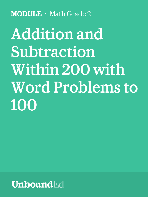 MATH G2: Addition and Subtraction Within 200 with Word Problems to 100