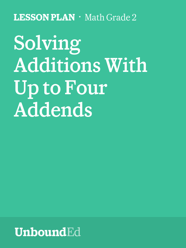 MATH G2: Solving Additions With Up to Four Addends