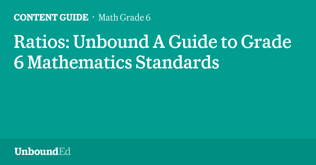UnboundEd Mathematics Guide