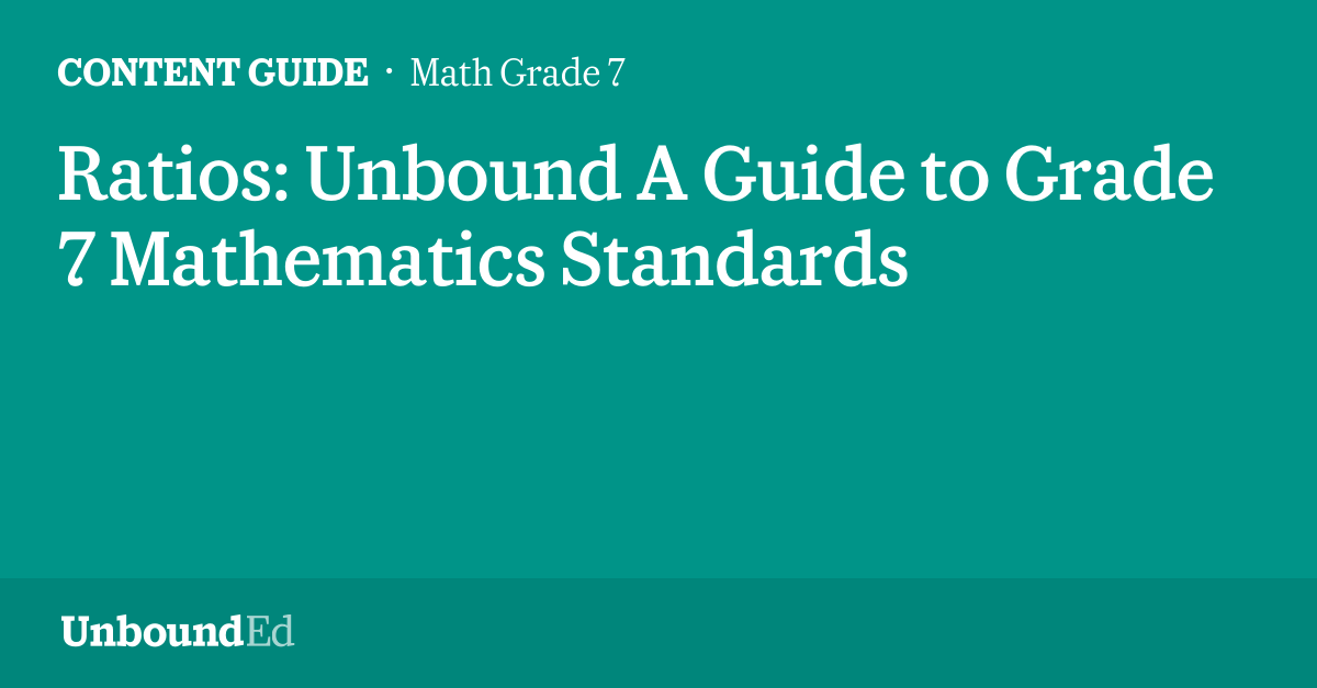 UnboundEd Mathematics Guide