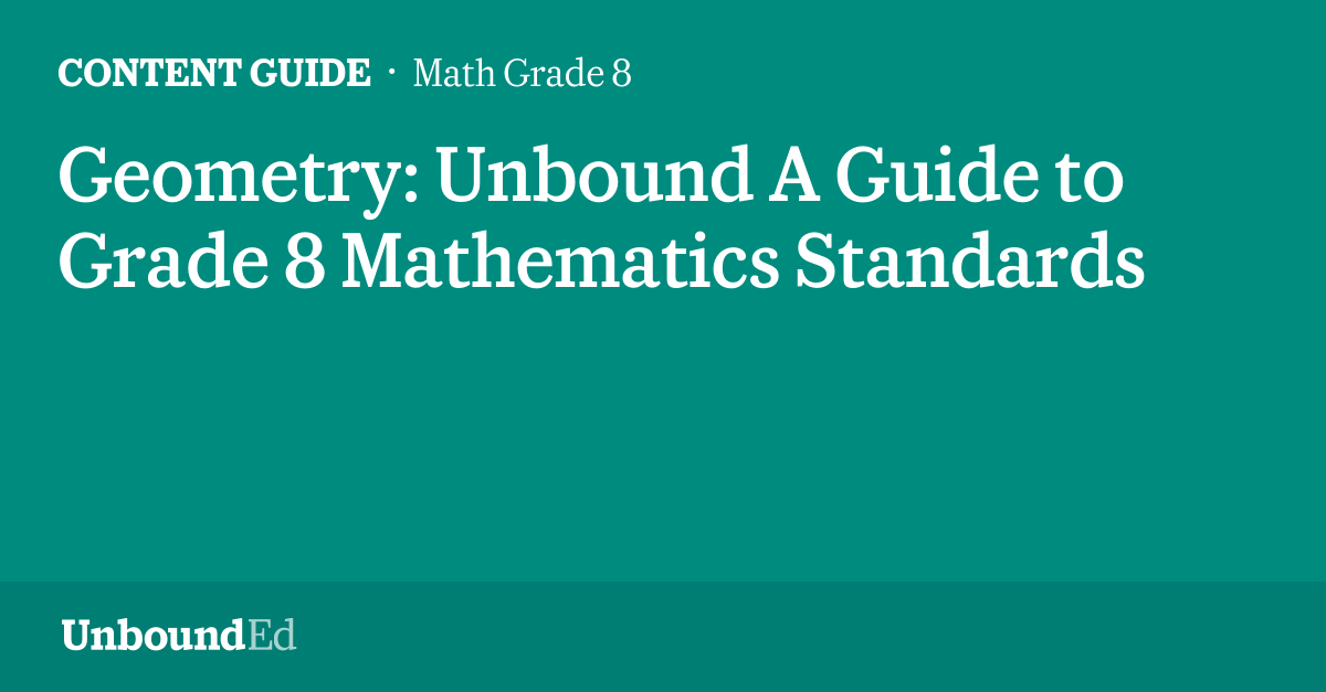 UnboundEd Mathematics Guide
