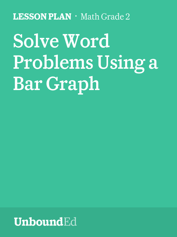 MATH G2: Solve Word Problems Using a Bar Graph