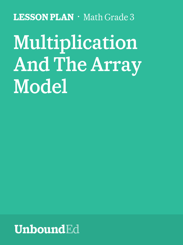 MATH G3: Multiplication And The Array Model
