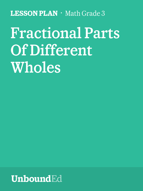 MATH G3: Fractional Parts Of Different Wholes