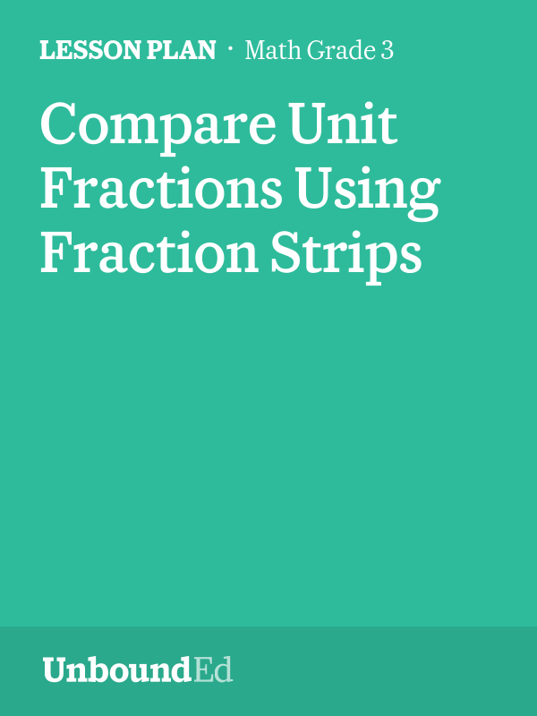 MATH G3: Compare Unit Fractions Using Fraction Strips