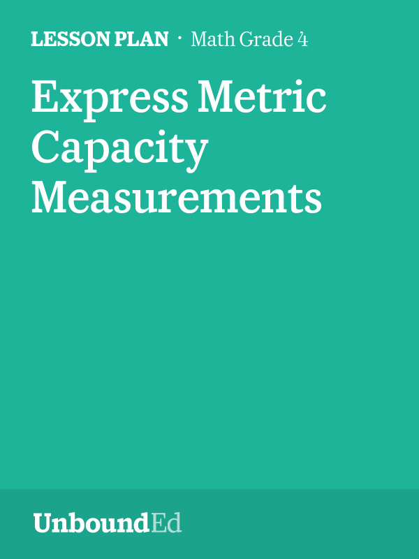 MATH G4: Express Metric Capacity Measurements