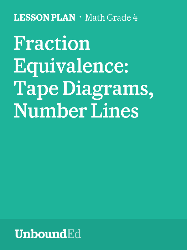 MATH G4: Fraction Equivalence: Tape Diagrams, Number Lines