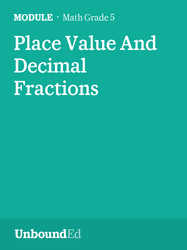 MATH G5: Place Value And Decimal Fractions