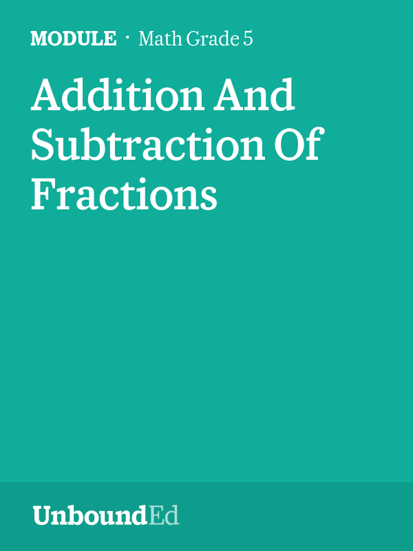 MATH G5: Addition And Subtraction Of Fractions