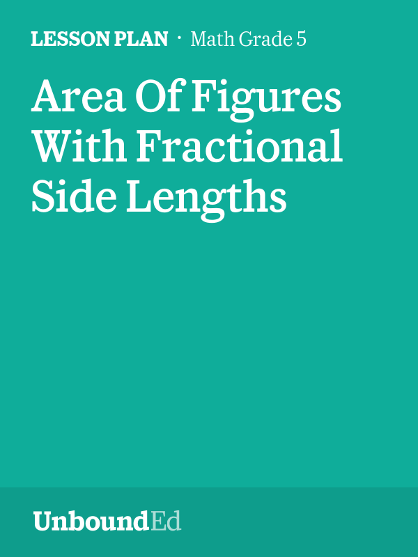 MATH G5: Area Of Figures With Fractional Side Lengths