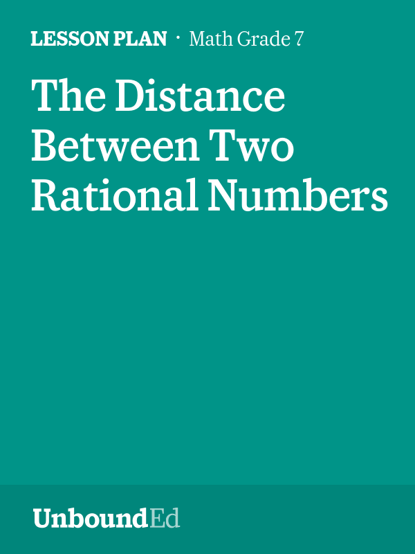 MATH G7: The Distance Between Two Rational Numbers