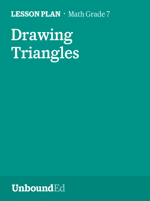 MATH G7: Drawing Triangles
