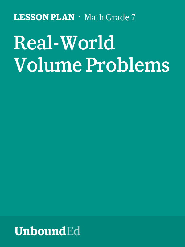 MATH G7: Real-World Volume Problems