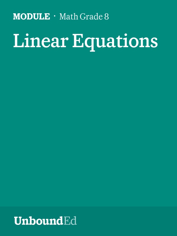 MATH G8: Linear Equations