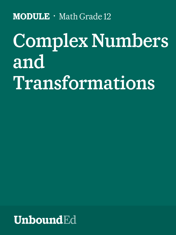 MATH G12: Complex Numbers and Transformations