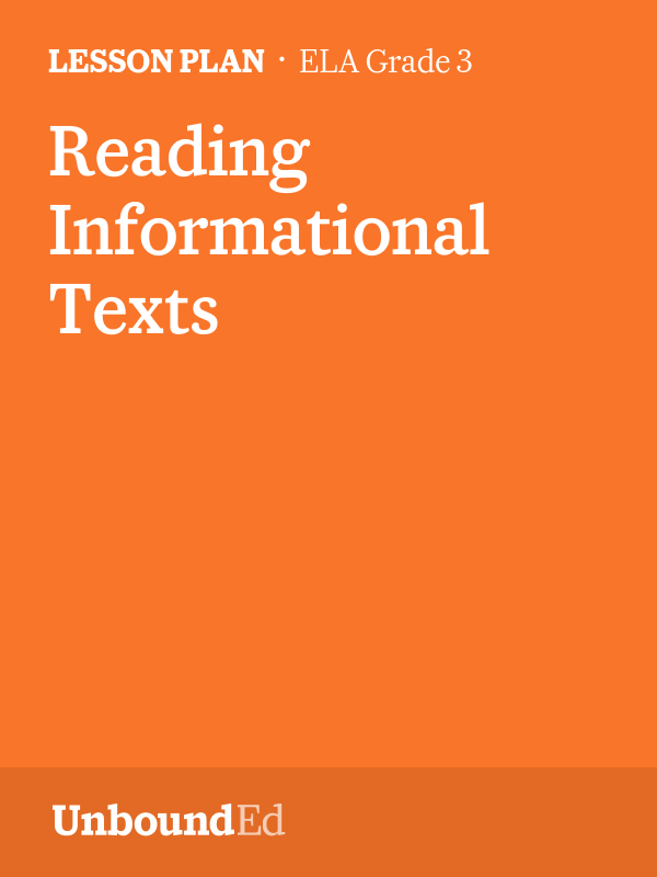 ELA G3: Reading Informational Texts