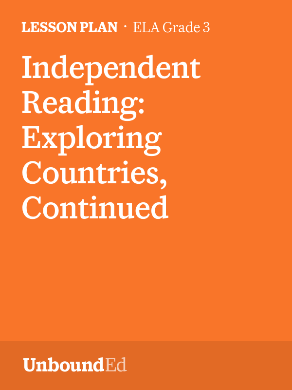 ELA G3: Independent Reading: Exploring Countries, Continued