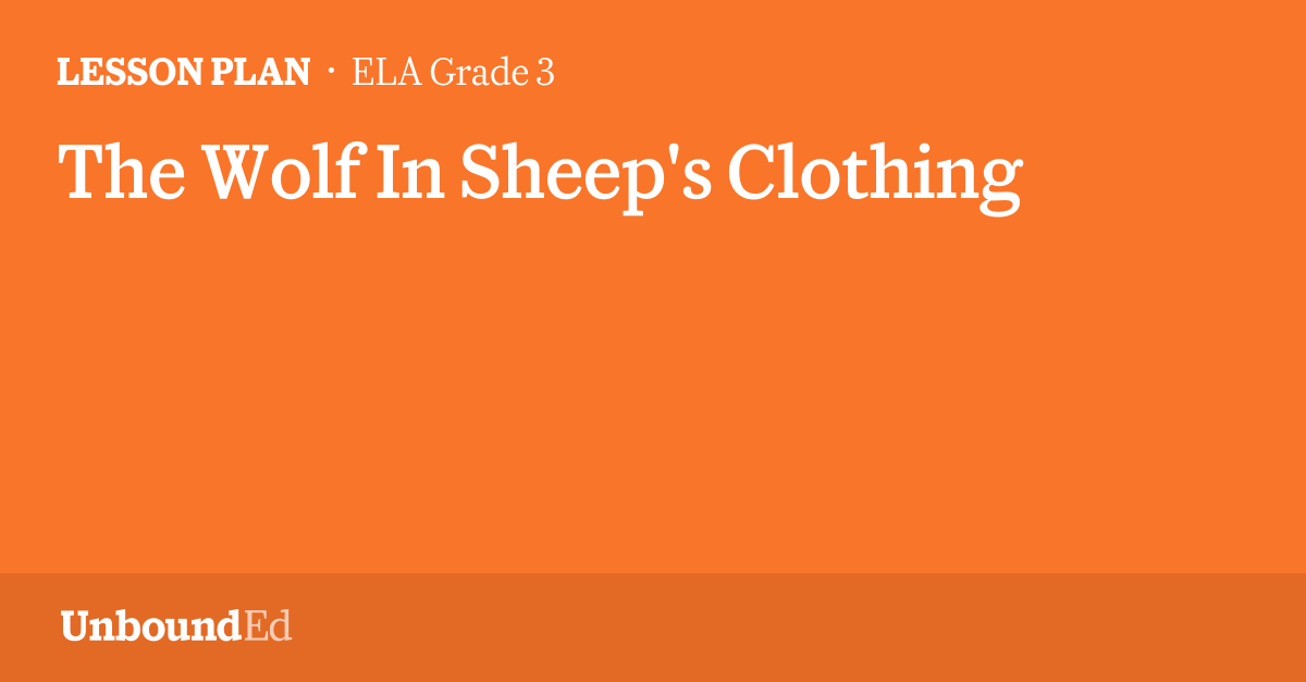 ELA G3: The Wolf In Sheep's Clothing