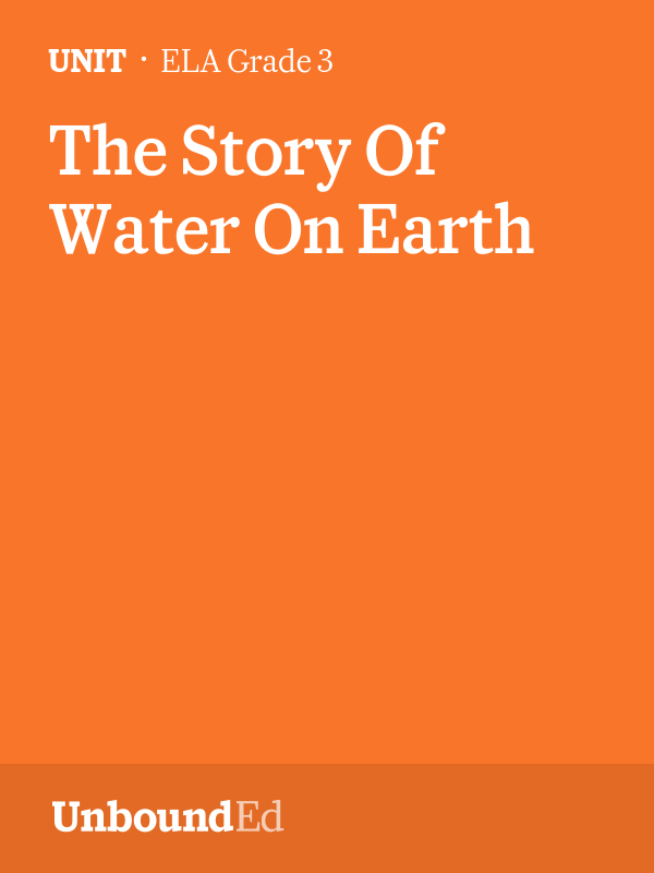 ELA G3: The Story Of Water On Earth