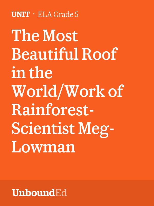 ELA G5: The Most Beautiful Roof in the World/Work of Rainforest ...