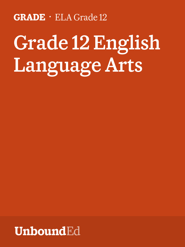 ELA G12: Grade 12 English Language Arts